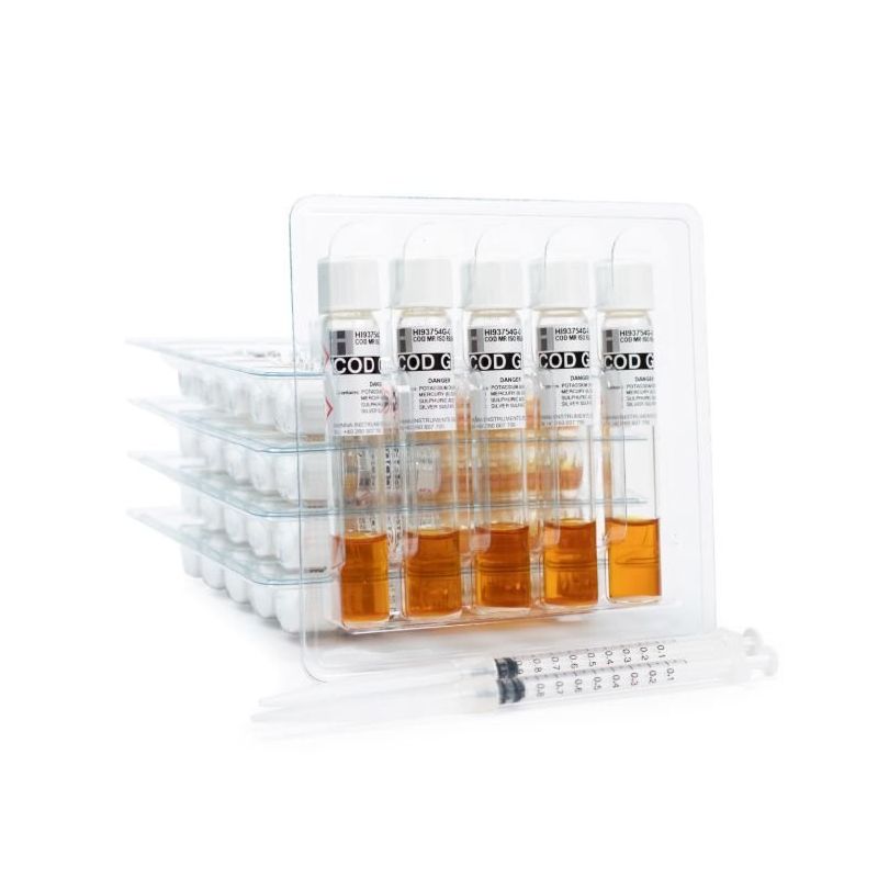 COD Reagent Vials Medium Range , ISO Method (25 tests) - HI93754G-25