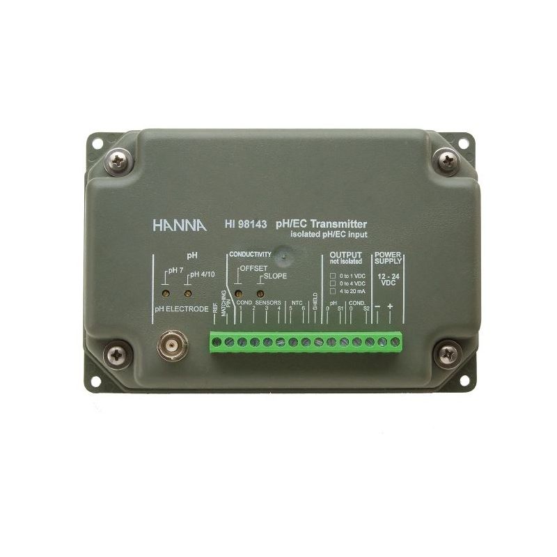 pH and EC Transmitter with Galvanic Isolated Output